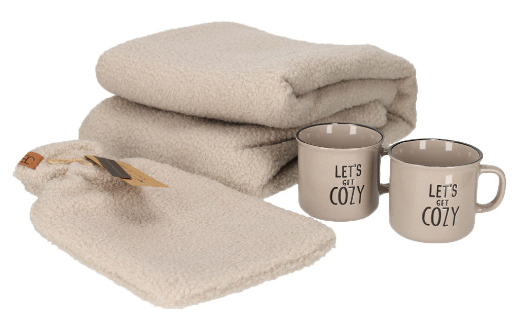 Kerstpakket Jens Living Cozy Geschenkset Taupe voor € 30,00 | Kerstpakketten idee