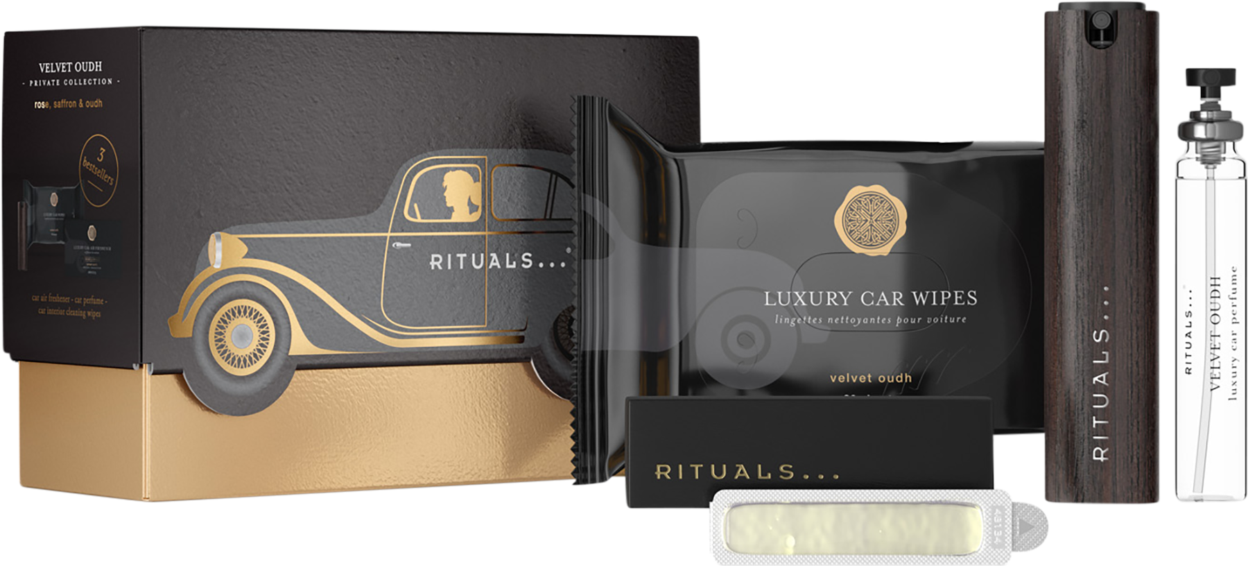 Kerstpakket Rituals Car Giftset Private Collection Velvet Oudh ...